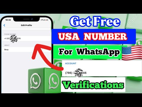HOW TO GET USA NUMBER FOR WHATSAPP 💯 working || New Method - YouTube
