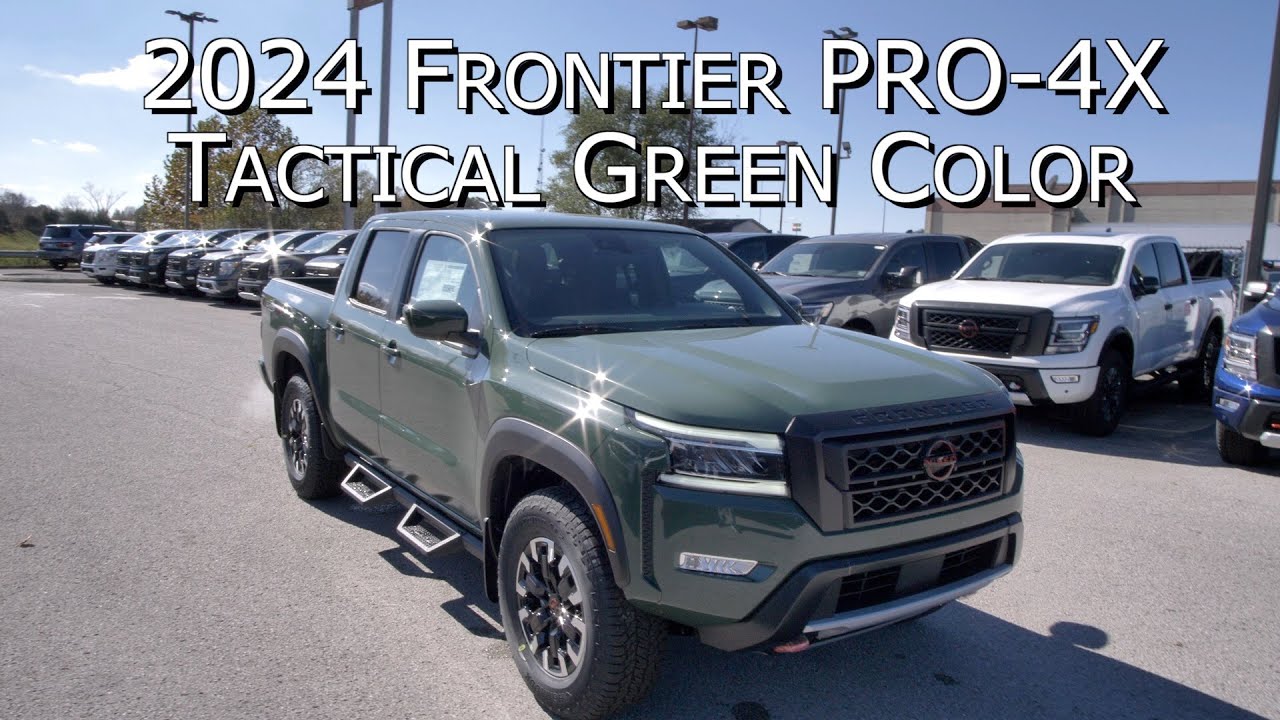 New 2024 Tactical Green Nissan Frontier PRO-4X at Nissan of Cookeville ...