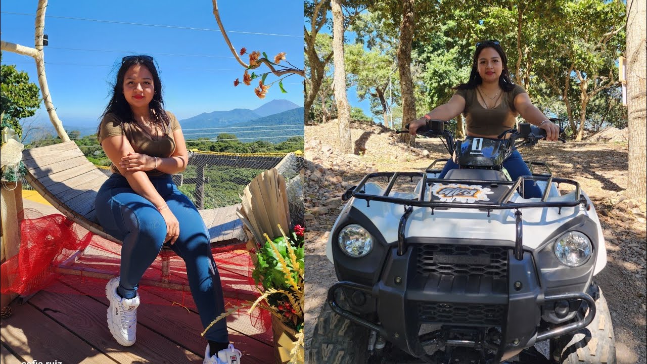 manejando cuadrimoto en usulutan finca rauda - YouTube