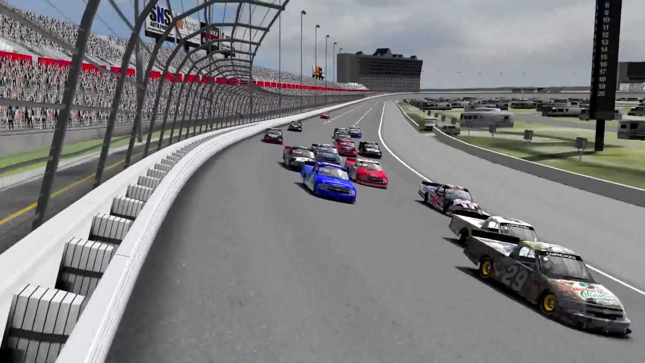 Arca Sim Racing X: Getting Lucky With Tire Strategy - YouTube