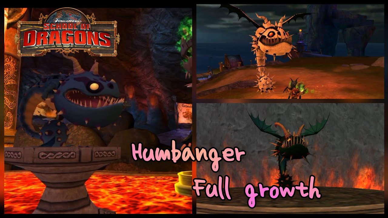 New hybrid Humbanger Full growth - School of Dragons - YouTube
