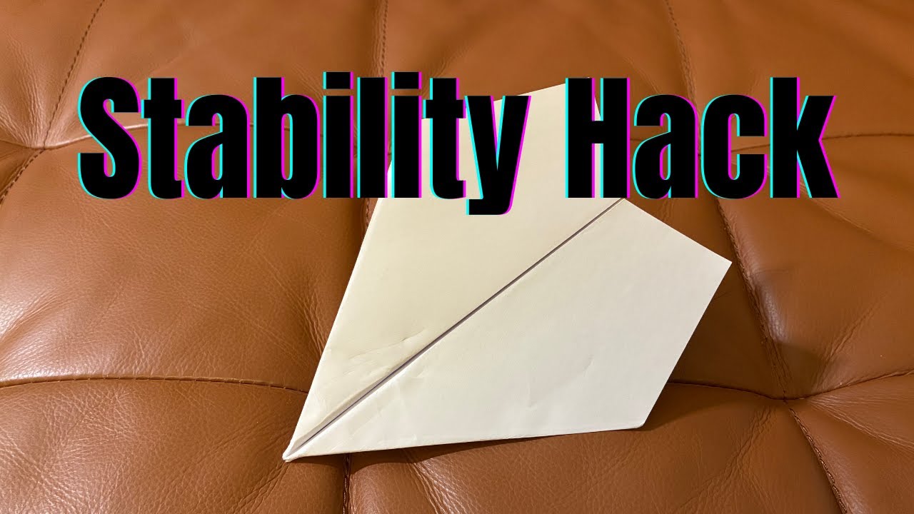I Built the World’s Most Stable Paper Plane — CR8 Glider Tutorial - YouTube