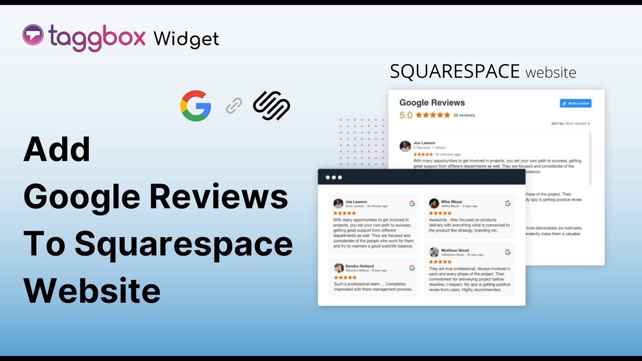 How To Add Google Reviews To Squarespace Website (2023) | Tutorial ...