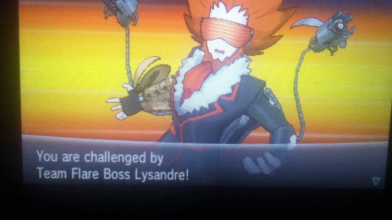 Pokemon X: Final Boss Battle Lysandre - YouTube