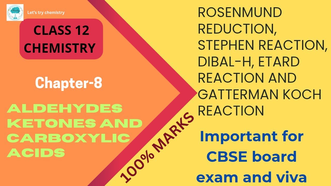 preparation of aldehyde class 12th chemistry chapter 8 aldehydes ...