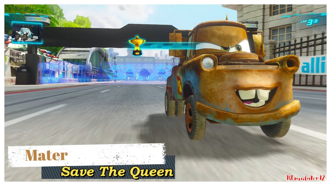 Cars 2 The Video Game | Tow Mater - Mission Mode | Save The Queen - YouTube