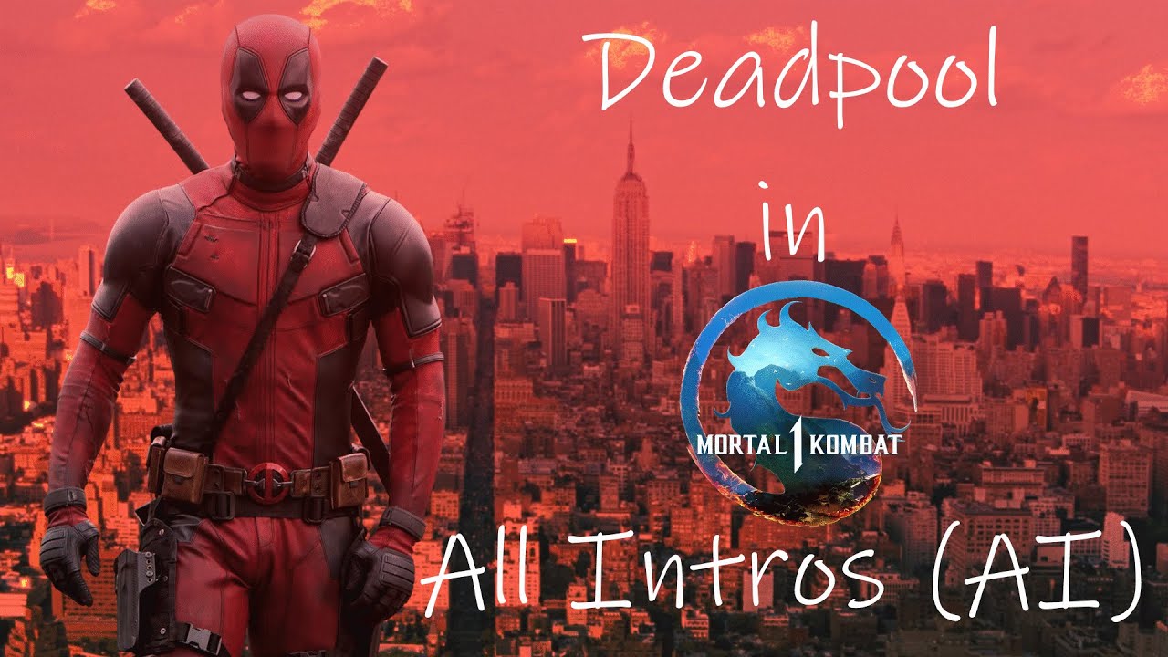 Deadpool in Mortal Kombat 1 | All Intros (AI) - YouTube