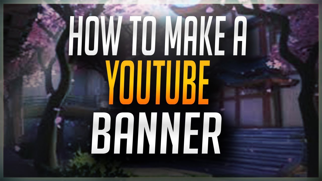 Make a You tube banner like me|brilliant banner for youtubers|banner of ...