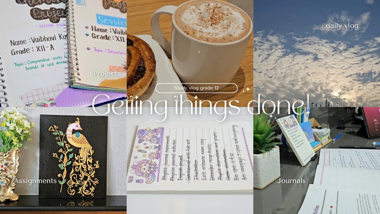 Getting things done! 🗒🖇Study vlog grade 12 - YouTube