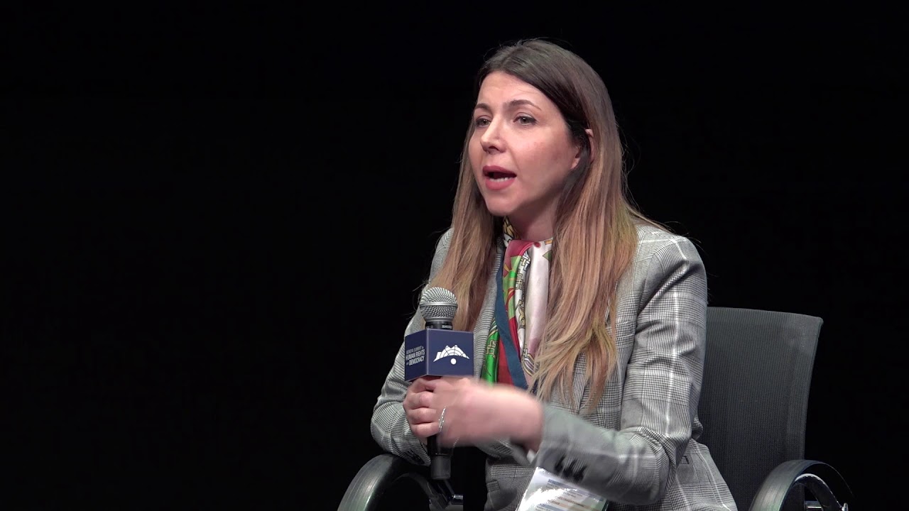 Melissa Mahtani Interviews Shaparak Shajarizadeh at the 2020 Geneva ...