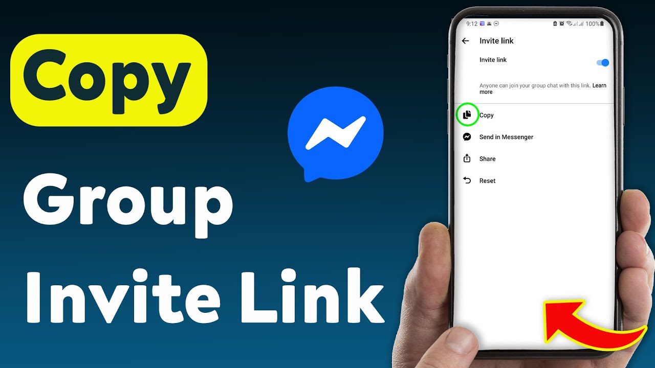 How to Copy Group Invite Link on Messenger (Updated) - YouTube