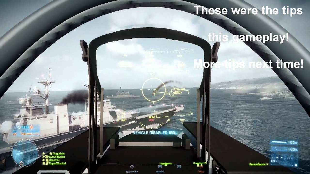 Battlefield 3: Jet Gameplay + Pro Tips | 44-1 | Kharg Island by 1ron-tjunfisk - YouTube