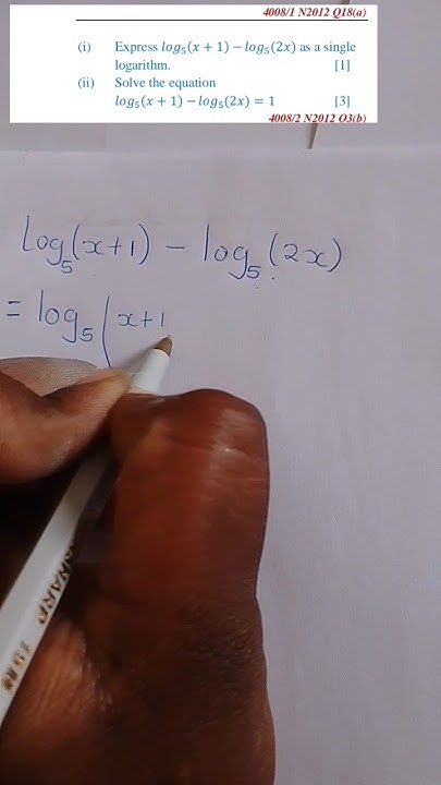 Understanding Logarithmic Equations (and Why They Matter) - YouTube