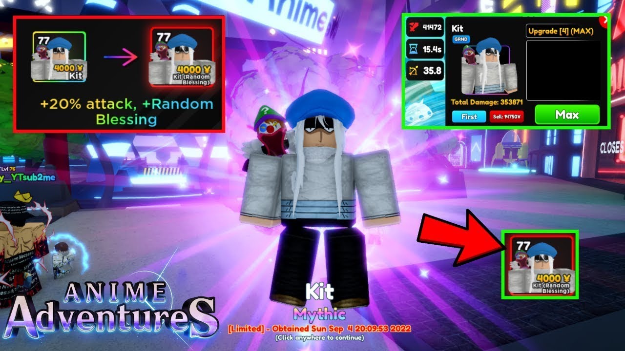 Обзор на kit в Anime Adventures | Anime Adventures kit | кит в Anime ...