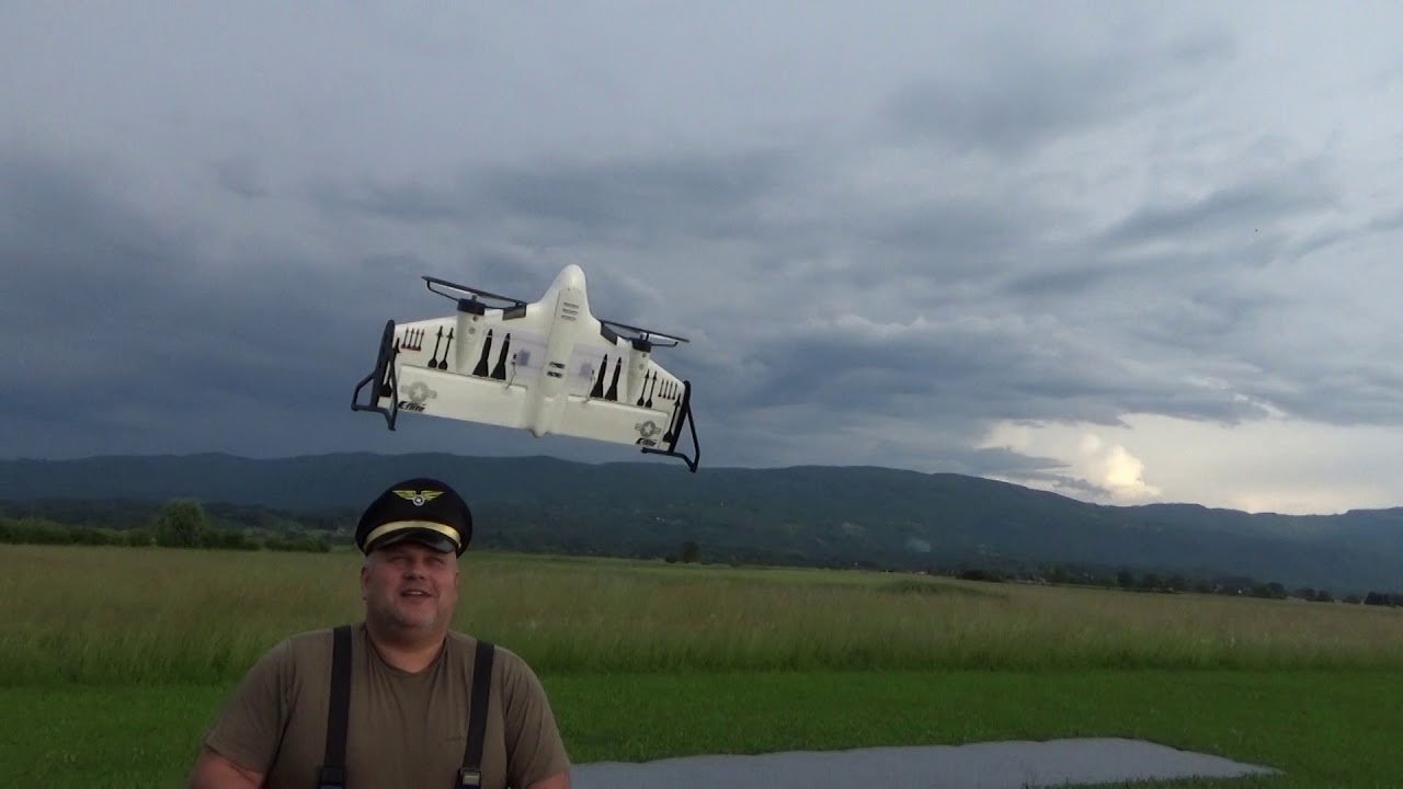 E-FLITE X-Vert VTOL 504mm RTF Maiden flight and good tips - YouTube