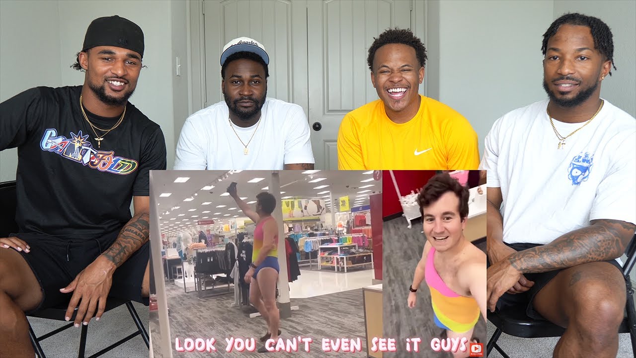 Prime Time Stein TROLLS TARGET Wearing "Tuck It" PRIDE Swim Suit In ...