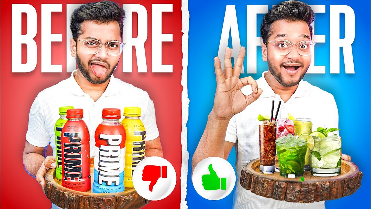 I Made Prime Drink Mocktails 🥤 - YouTube