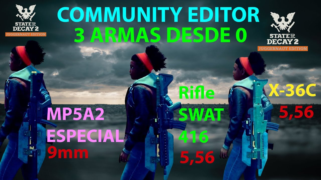 State of Decay 2💻𝘾𝙤𝙢𝙢𝙪𝙣𝙞𝙩𝙮 𝙀𝙙𝙞𝙩𝙤𝙧 MP5A2 Operaciones Especiales, Rifle ...