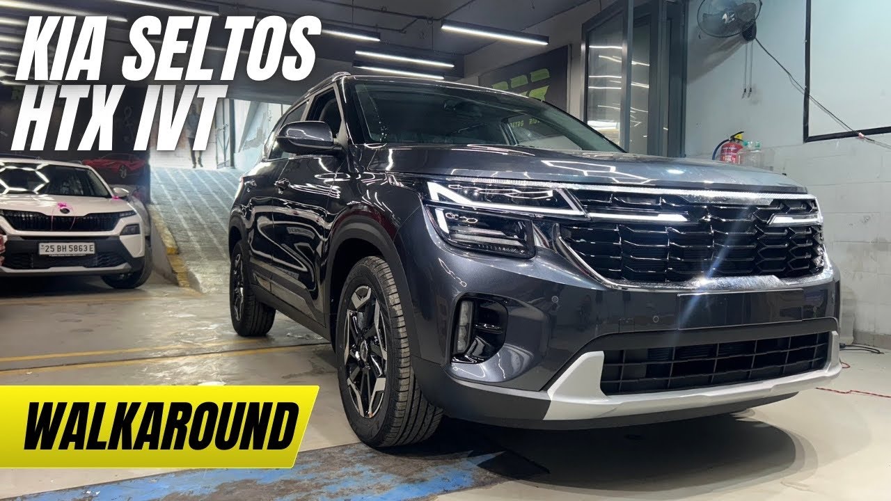 Kia Seltos HTX IVT Walkaround | Features, Interior, Exterior & Price ...