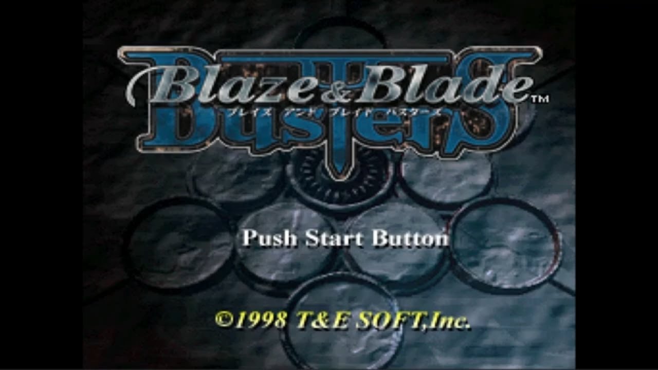 Blaze & Blade Busters - Sony PlayStation - Intro & Title Screen - YouTube