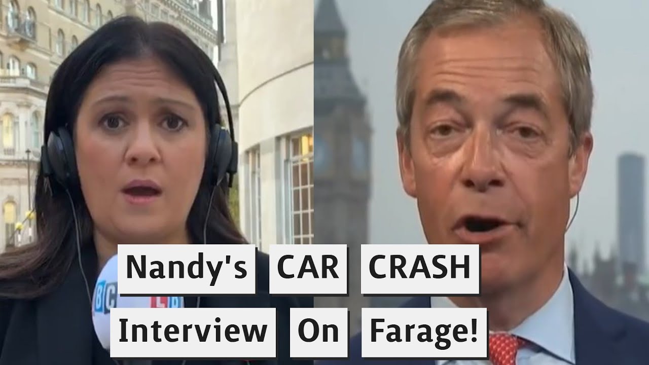 Lisa Nandy's CAR CRASH INTERVIEW On Farage's Second Job - YouTube