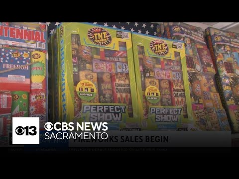 Fireworks sales begin in California ahead of July 4