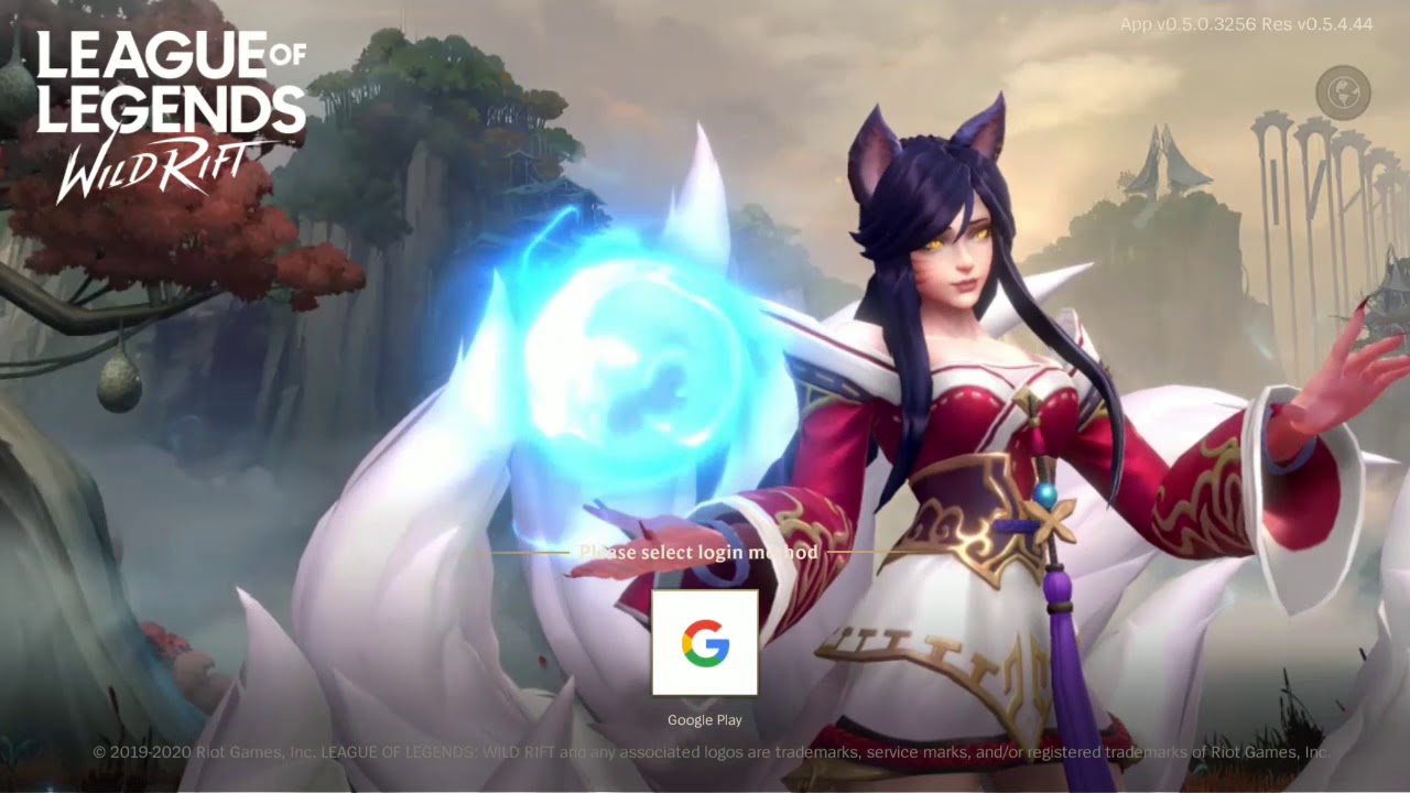 League of Legends: Wild Rift Intro / Splash Screen Login [Closed Beta ...