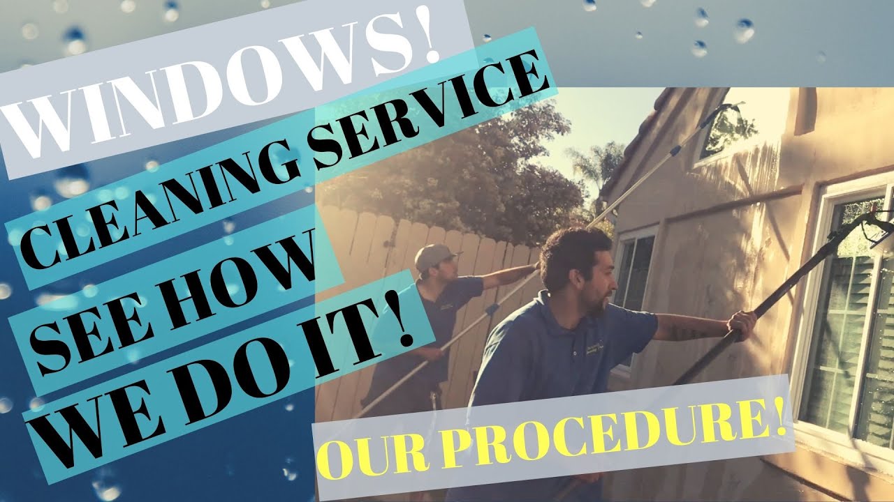 Our Window Cleaning Service Demo! - YouTube