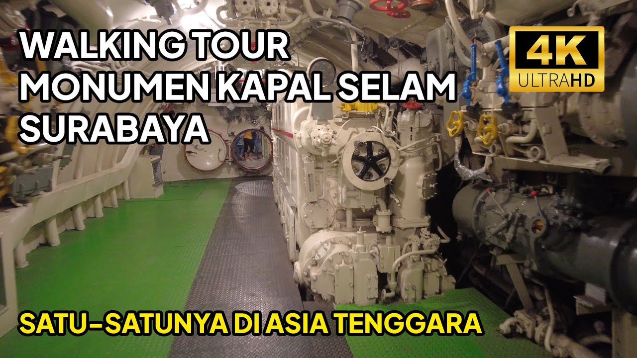 Walking Tour Ke Dalam Monumen Kapal Selam (Monkasel) Surabaya 2024 - 4K ...