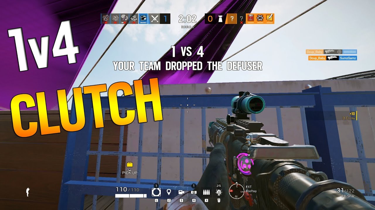 INSANE 1v4 Clutch - Rainbow Six Siege - YouTube