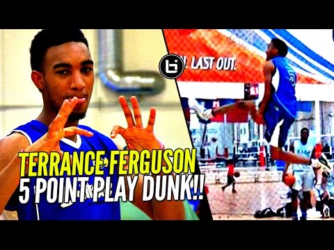 Terrance Ferguson Invented a SICK New Dunk The "TFerg" at 2016 ...