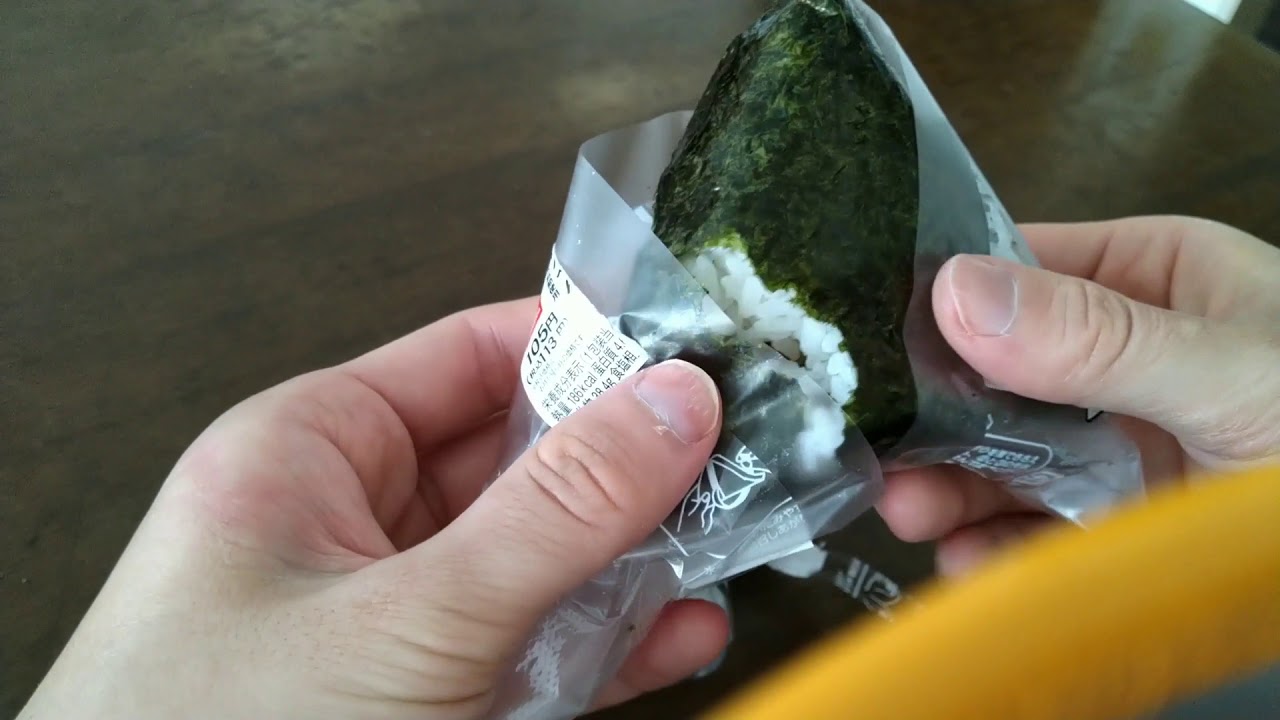 How to open Onigiri and Natto-maki【Japanese traditional food/Japanese ...