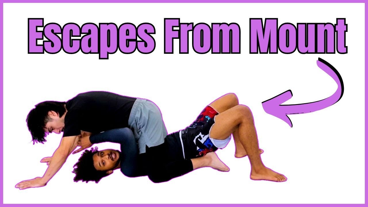 How to Escape from Mount in MMA & BJJ | 3 Easy Escapes - YouTube