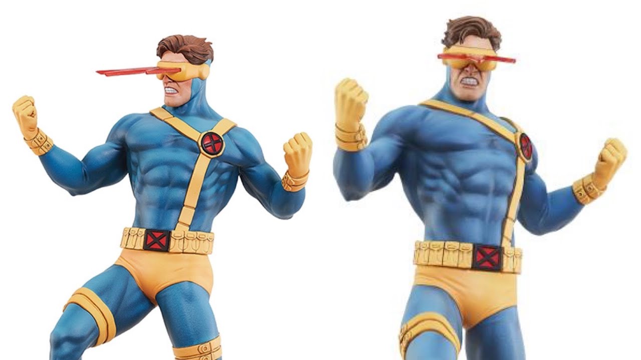 New Marvel Gallery Comic xmen Cyclops Figure Diorama Diamond select ...