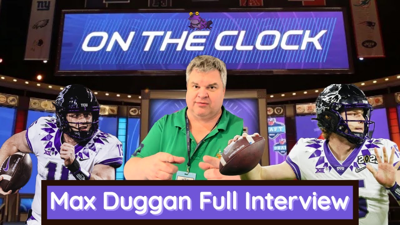 TCU QB Max Duggan Signs with Leaf Trading Cards | FULL INTERVIEW🐸🏈 ...