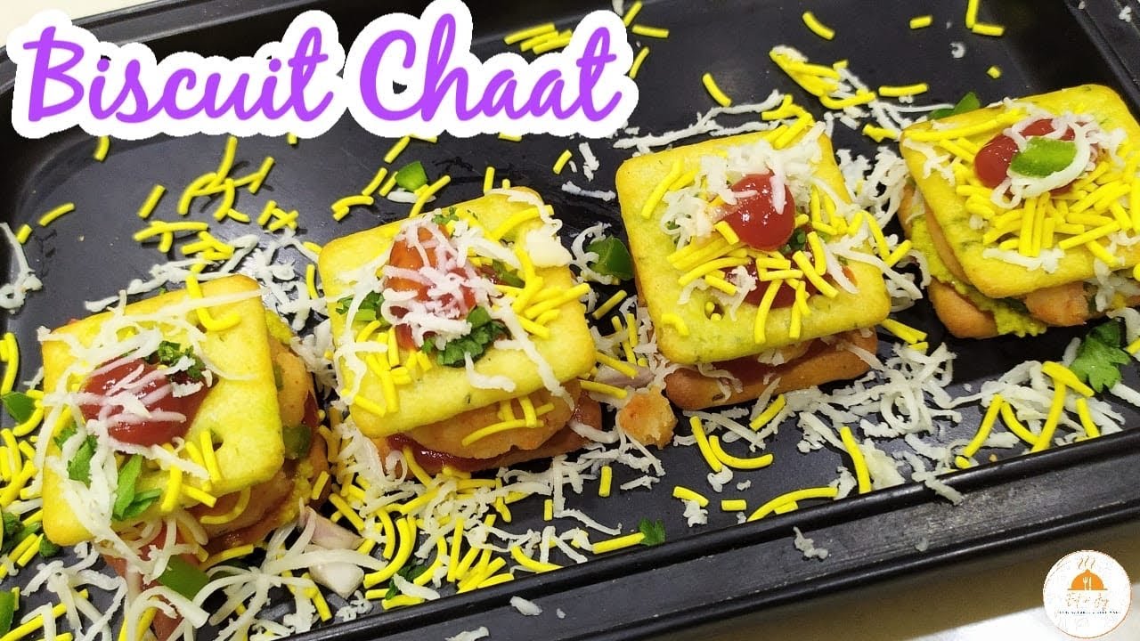 Biscuit chaat | Biscuit sandwich | Evening snacks | Party starter ...
