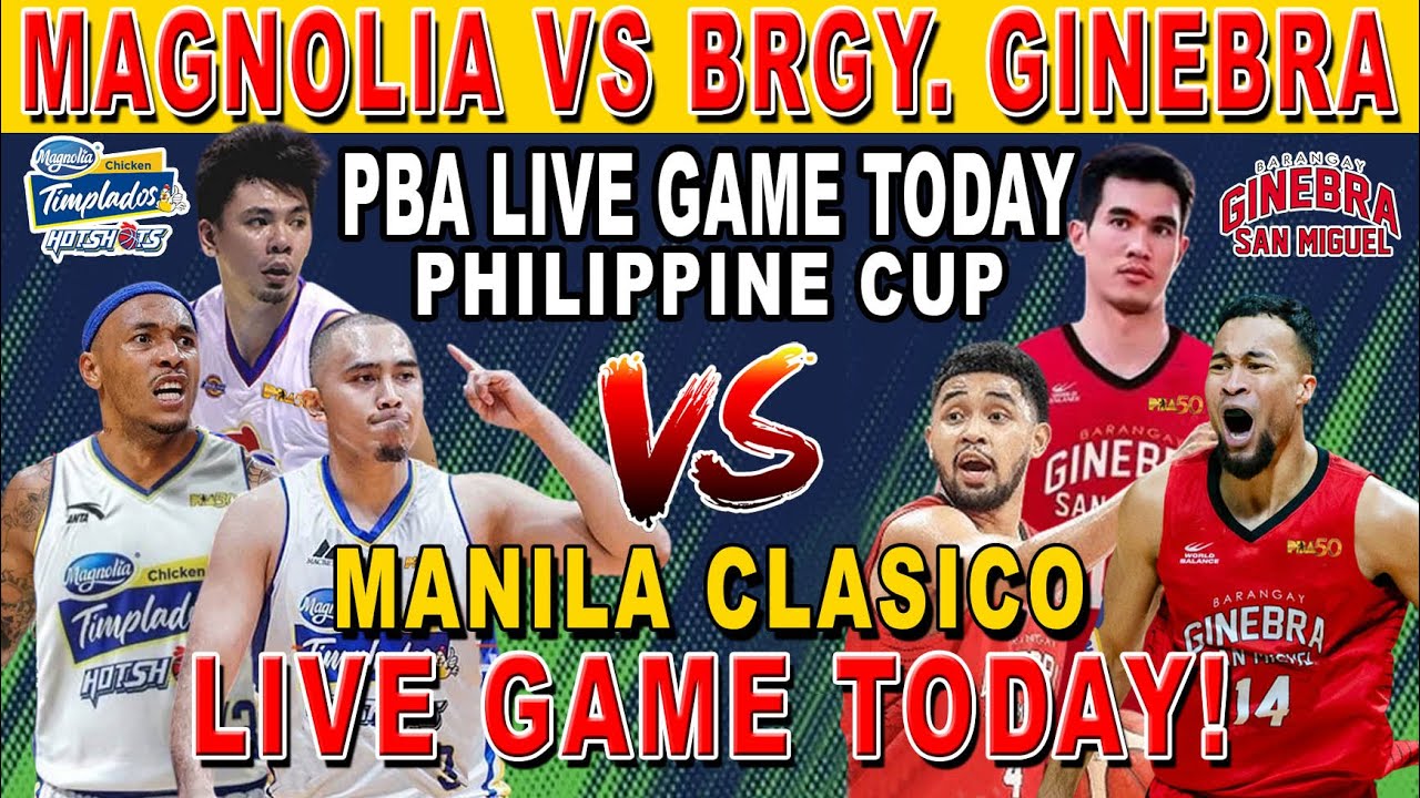 BRGY. GINEBRA vs MAGNOLIA - PBA Live Full Game Today PBA Philippine Cup ...