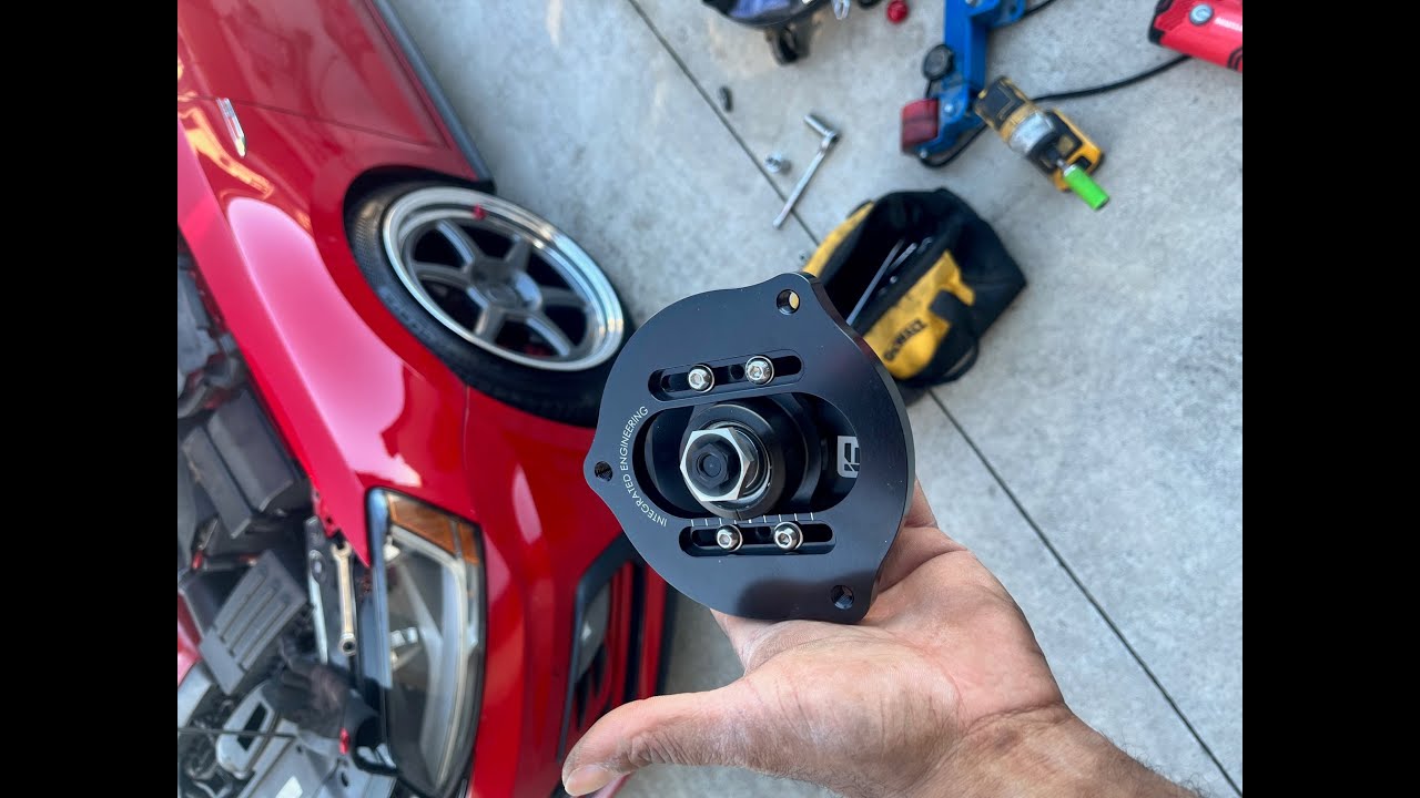 Installing camber plates on a VW mk6 Jetta Gli. - YouTube