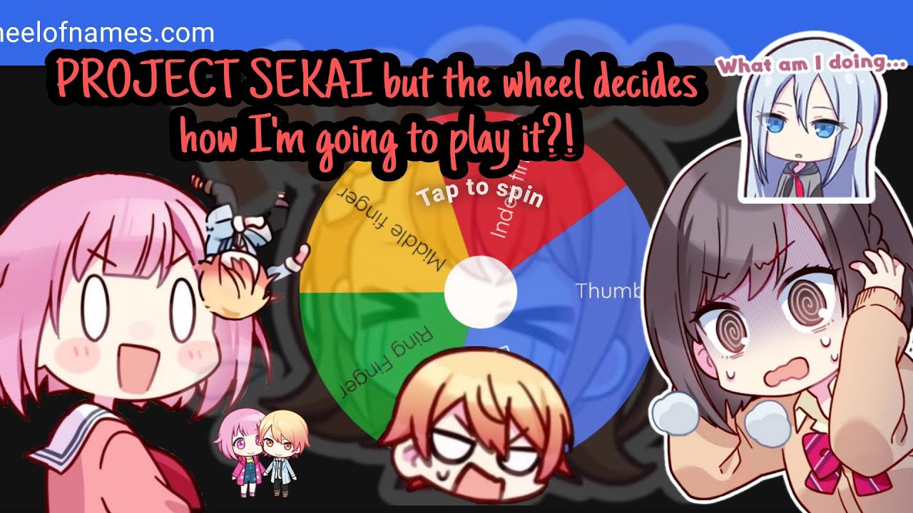 Playing Project sekai BUT the wheel decides how I'm going to play it ...