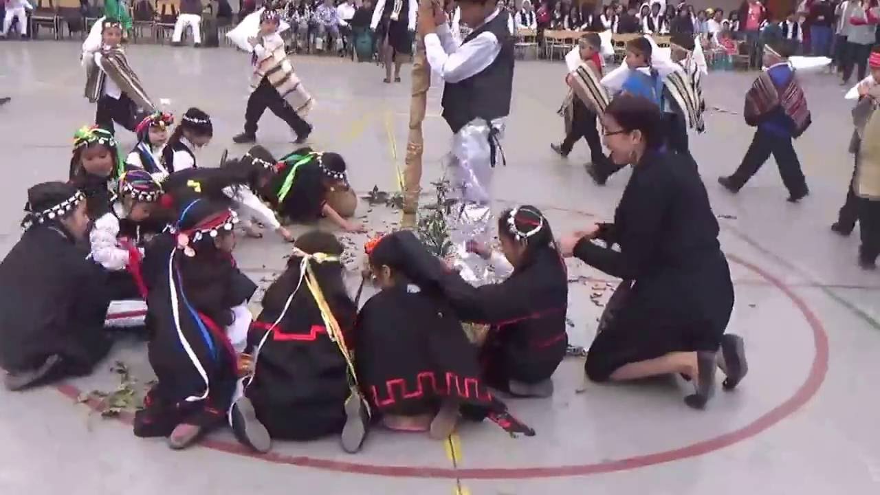 PARB Kinder año Danza Mapuche - YouTube