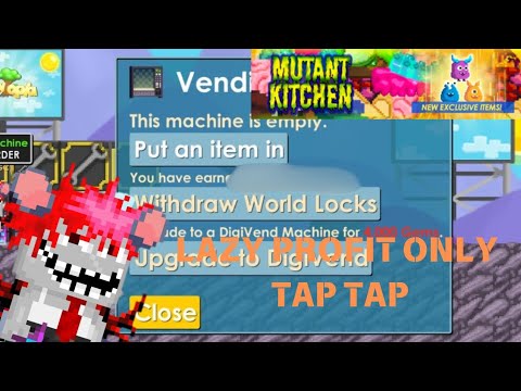 Lazy Profit Event Mutant Kitchen Growtopia Only Tap Tap - YouTube