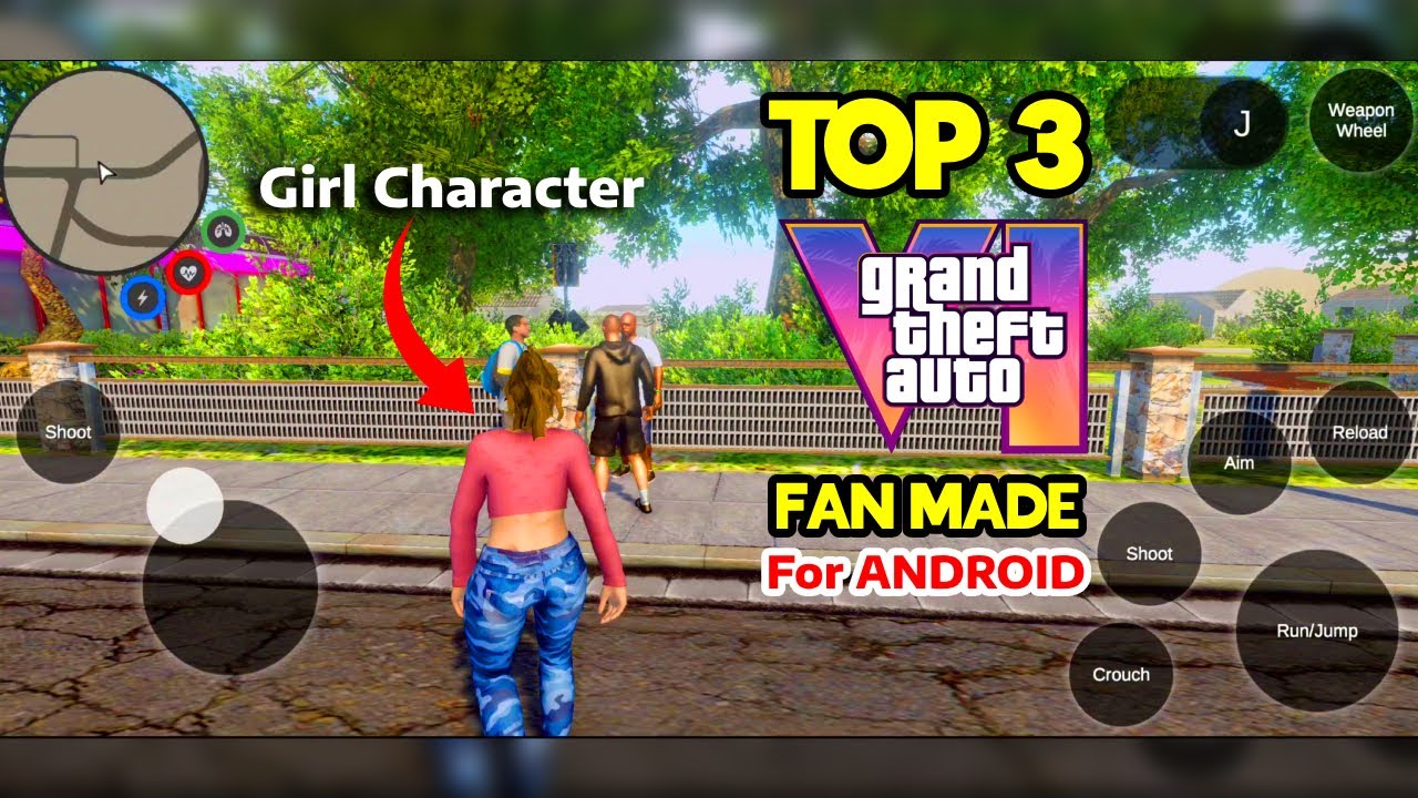 GTA 6 FAN MADE Games For ANDROID - TOP 3 Games Like GTA VI - Ultra ...