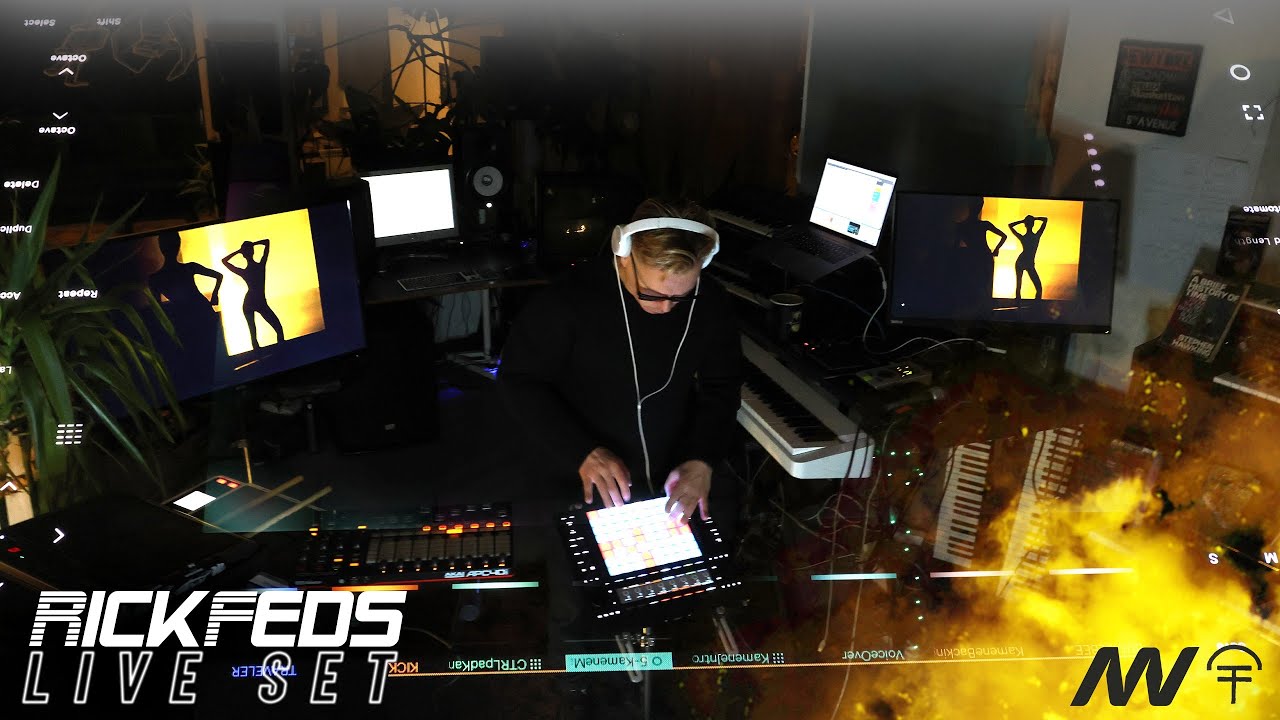 Rick Feds full live set from home studio - YouTube