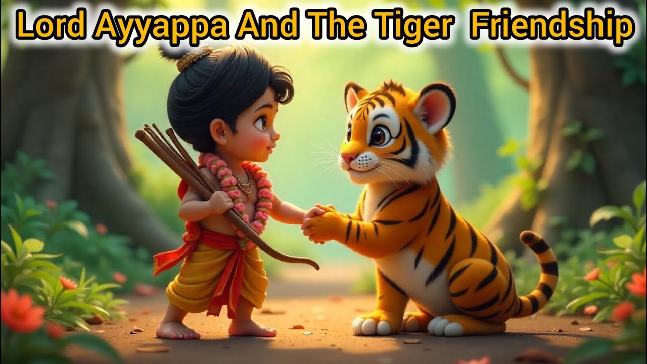 LORD AYYAPPA AND THE TIGER TALE OF FRIENDSHIP | KIDS STORY IN ENGLISH ...