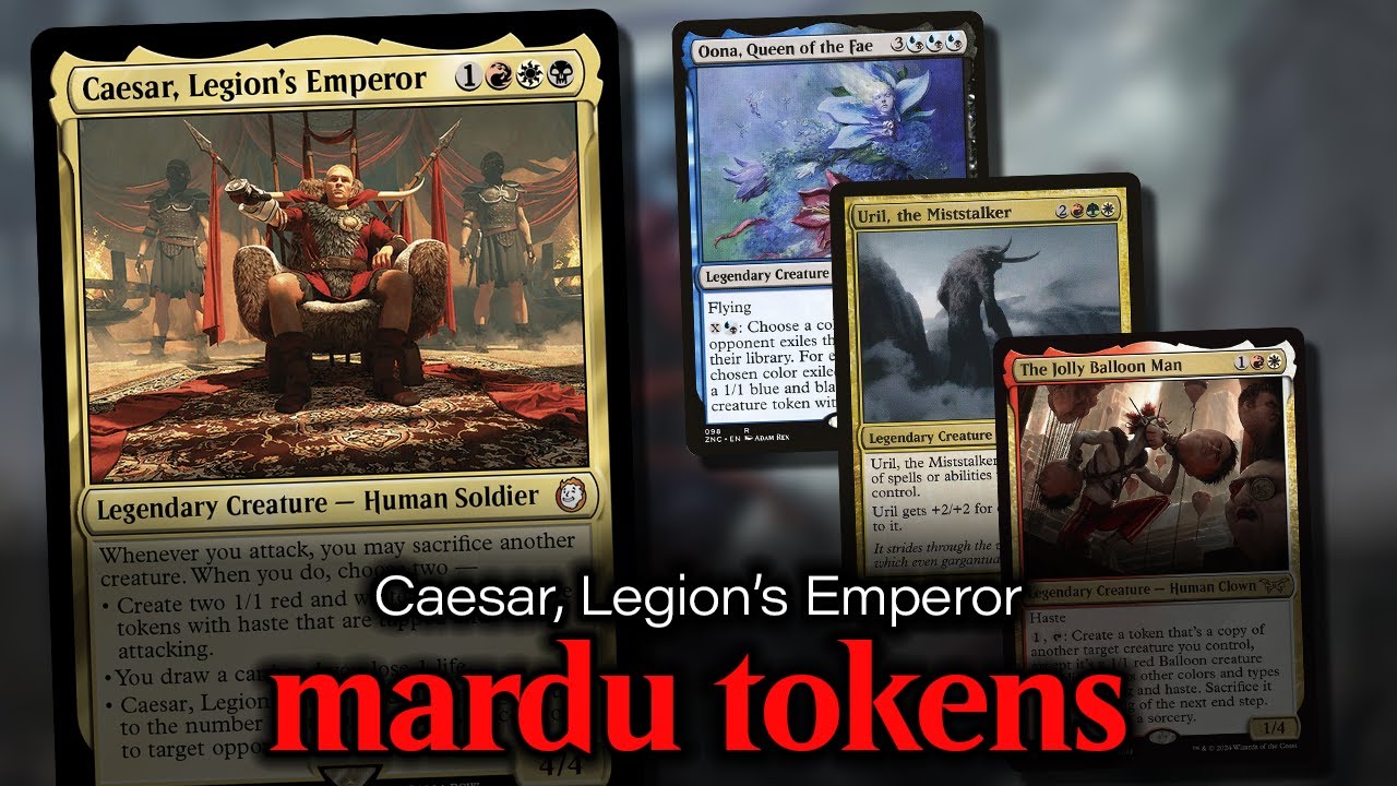 Caesar Legion Emperor vs Jolly Balloon Man vs Uril vs Oona MTG ...