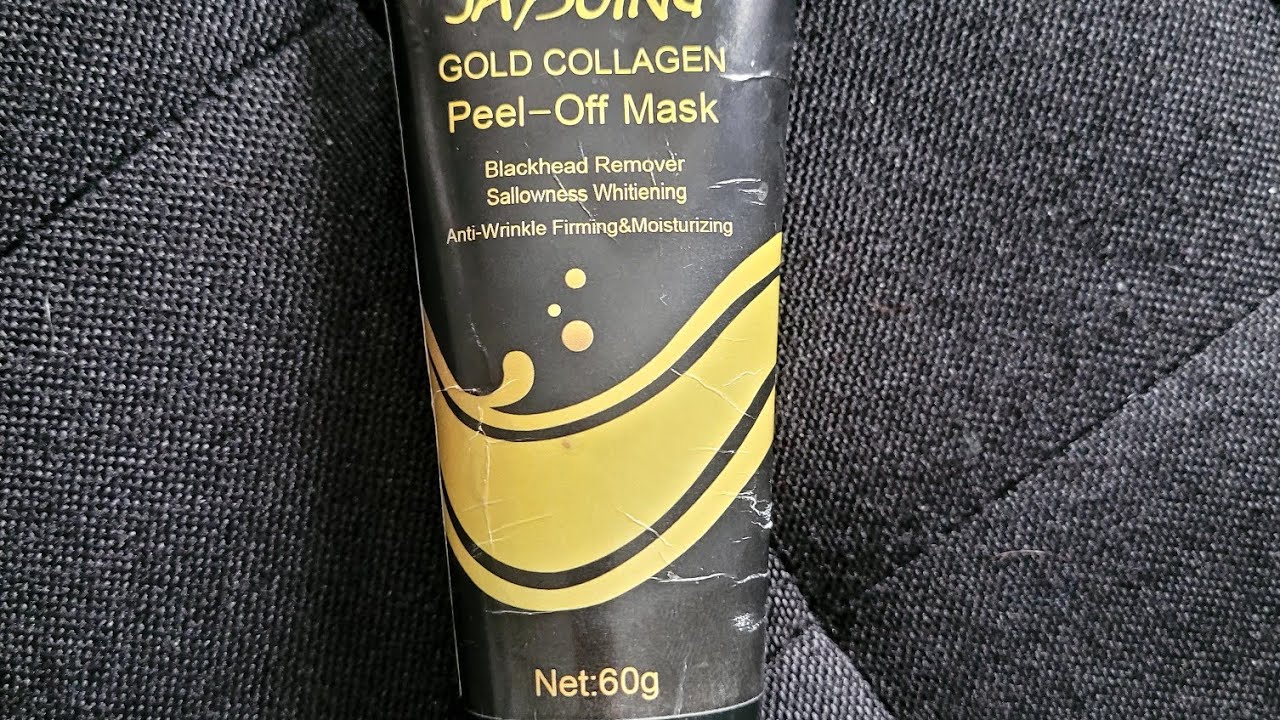 GOLD COLLAGEN. peel-off Mask - YouTube