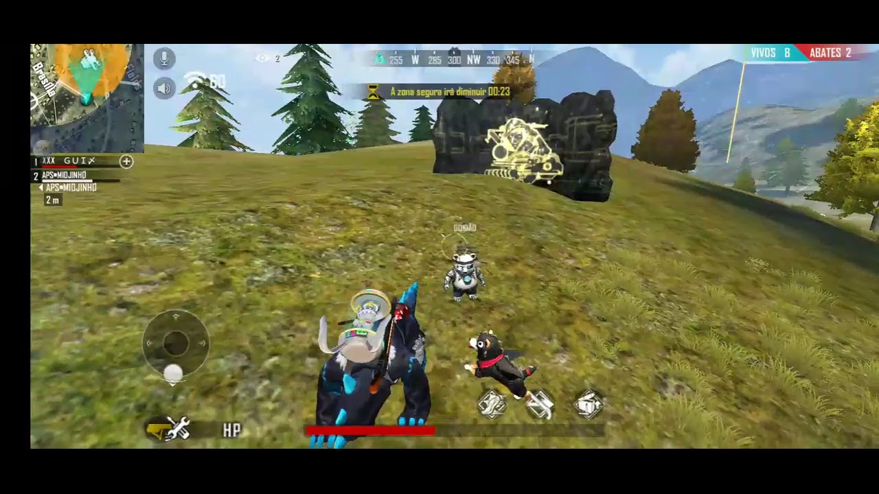 FREE FIRE AO VIVO com Dino angelical - YouTube