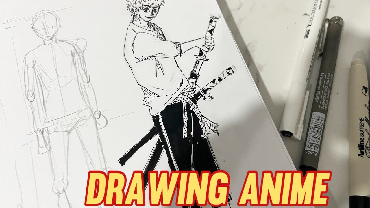 Cách đơn giản để vẽ anime đẹp như các mangaka | drawing anime - YouTube