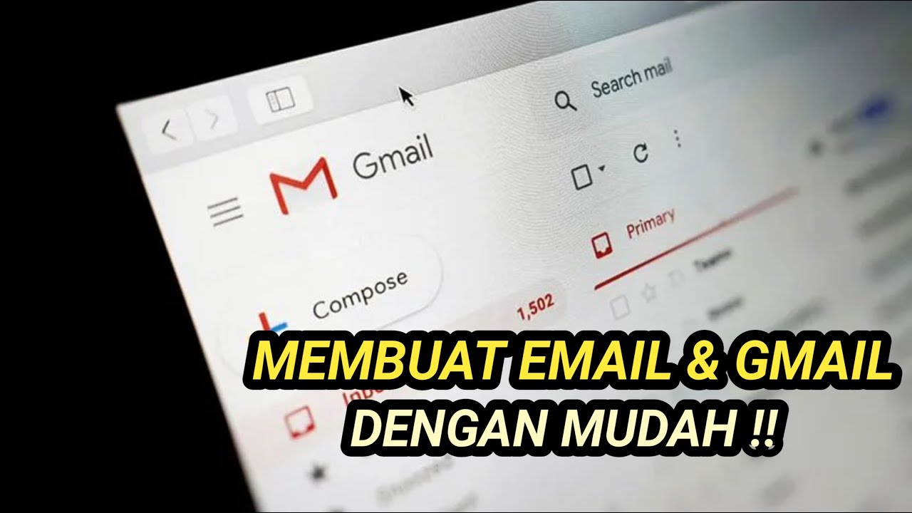 Cara membuat email dan gmail baru - YouTube