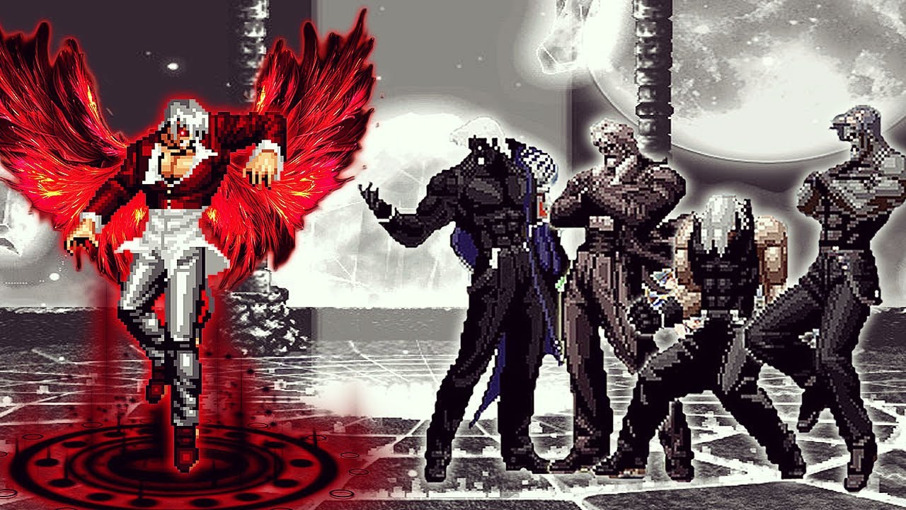 [KOF Mugen] Final Orochi Iori LV 3 Vs Insane Rugal Team - YouTube